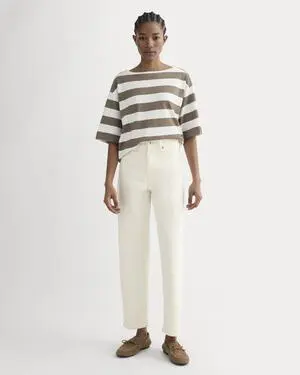 Everlane Way-High® Straight-Leg Jean 2.0 Calico Ecru | 27.5” Inseam